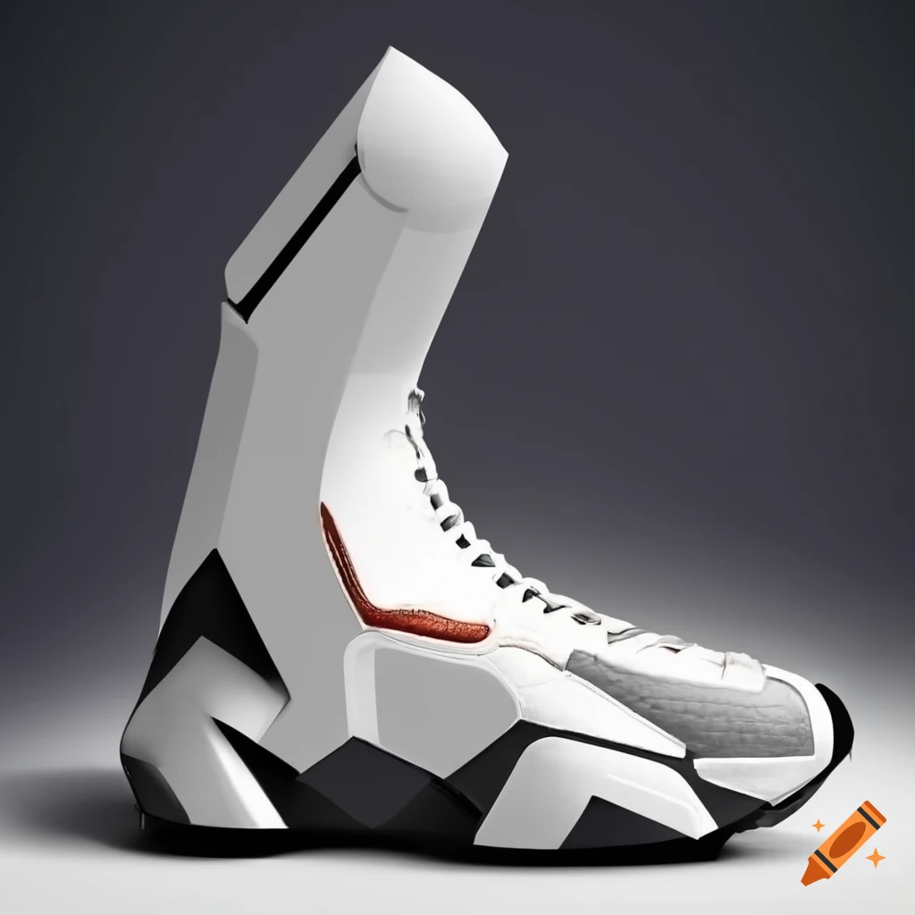 Futuristic shoes on Craiyon