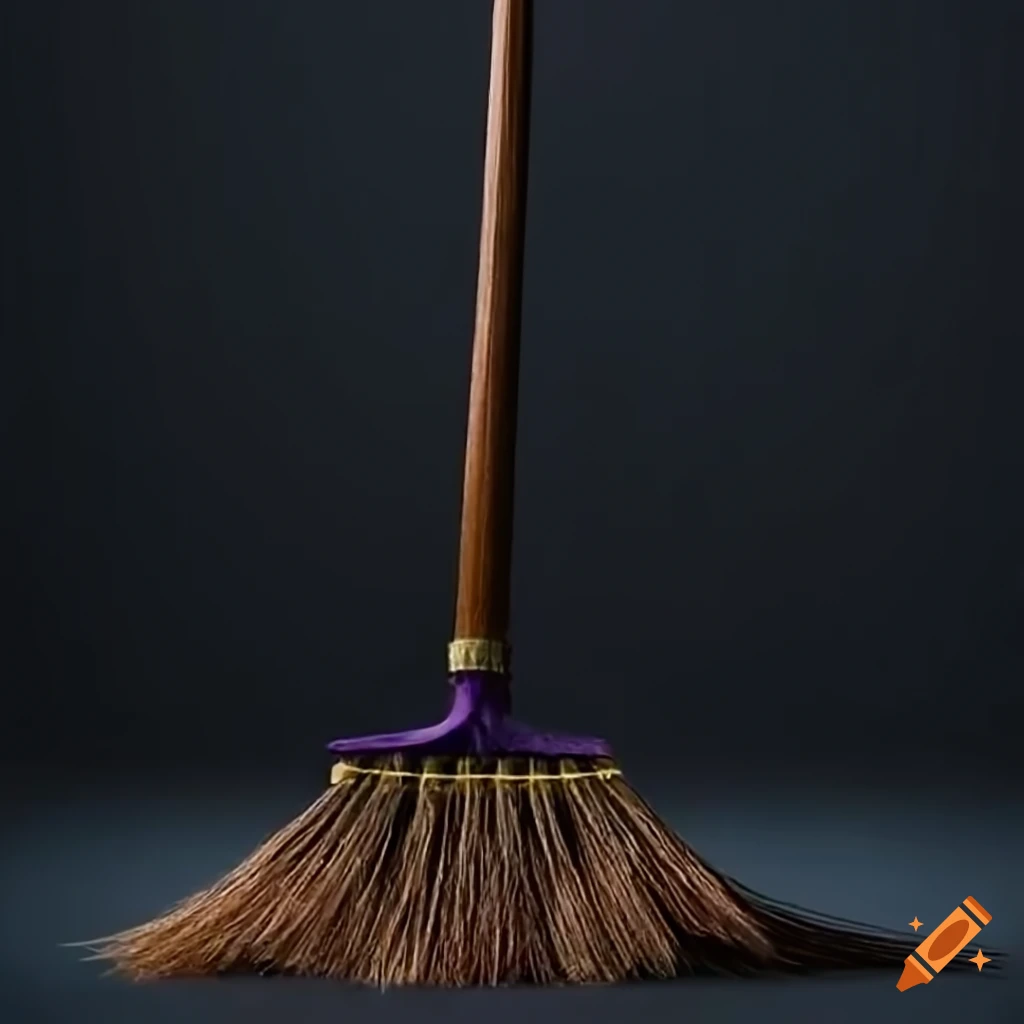 Dark broom on a void background on Craiyon