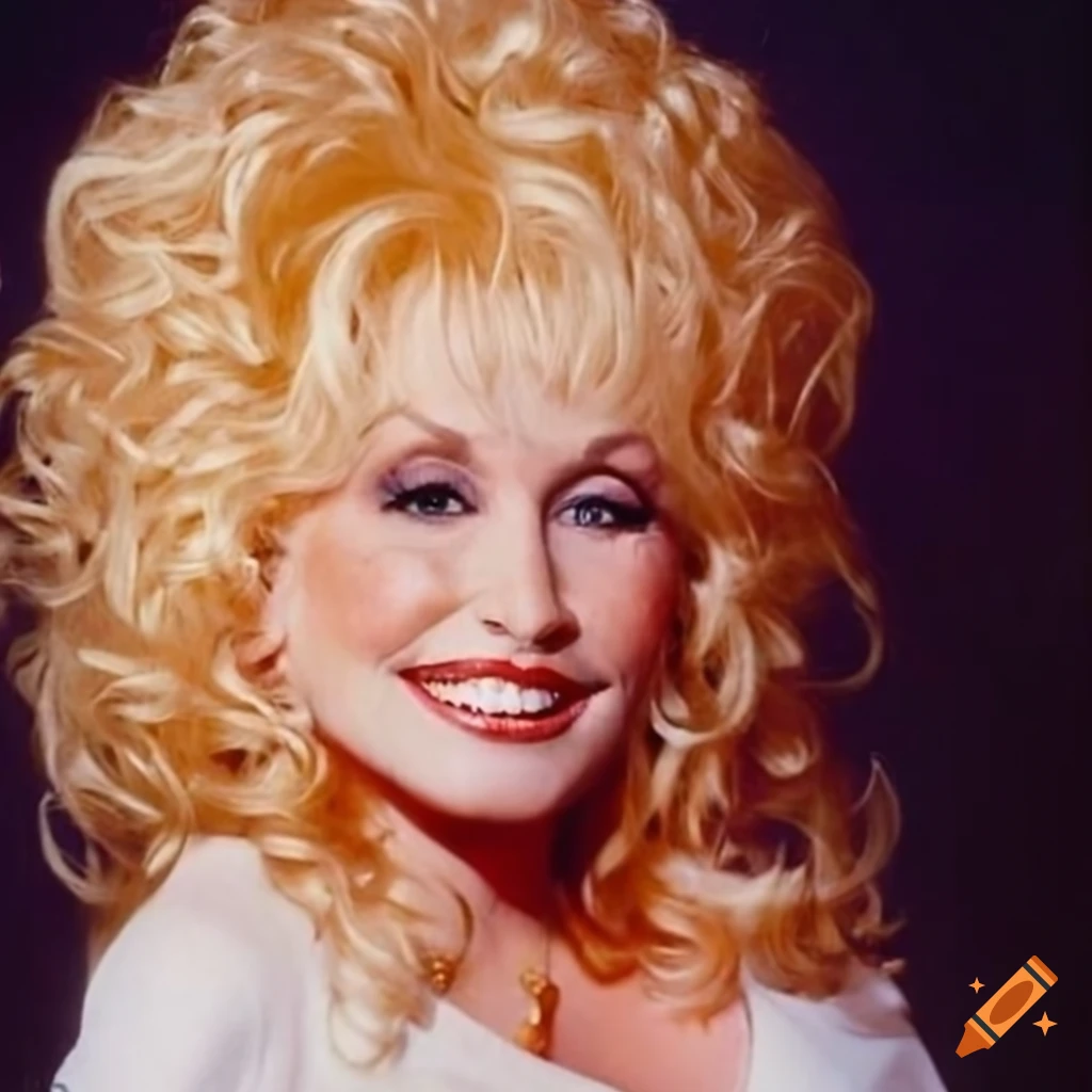 Vintage headshot of dolly parton on Craiyon