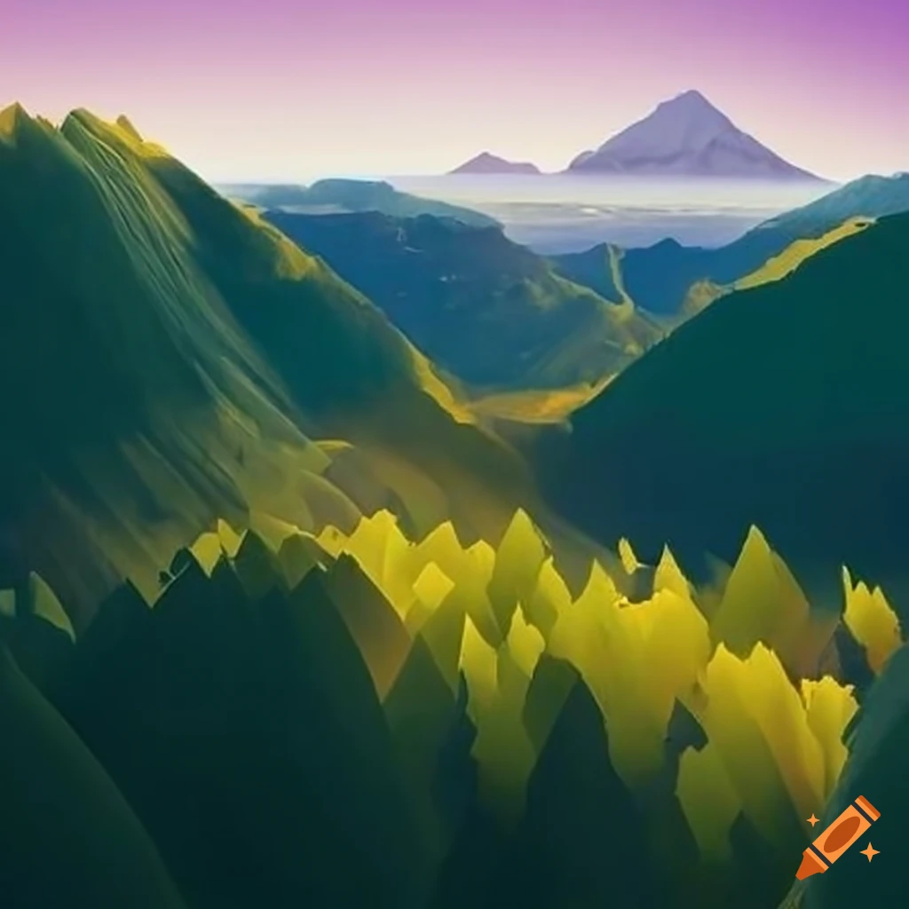 Expansive landscapes on Craiyon