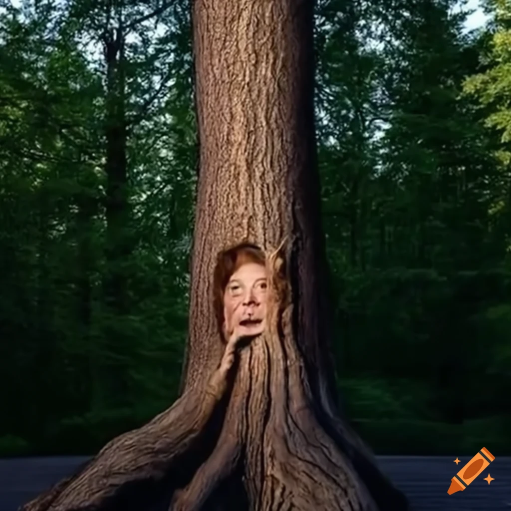 Satirical Depiction Of Elon Musk As A Tree On Craiyon