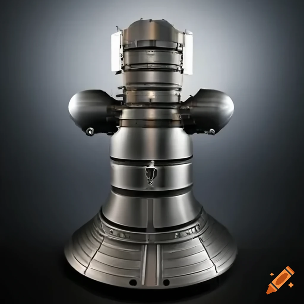 Clean and powerful rocket engine design on Craiyon