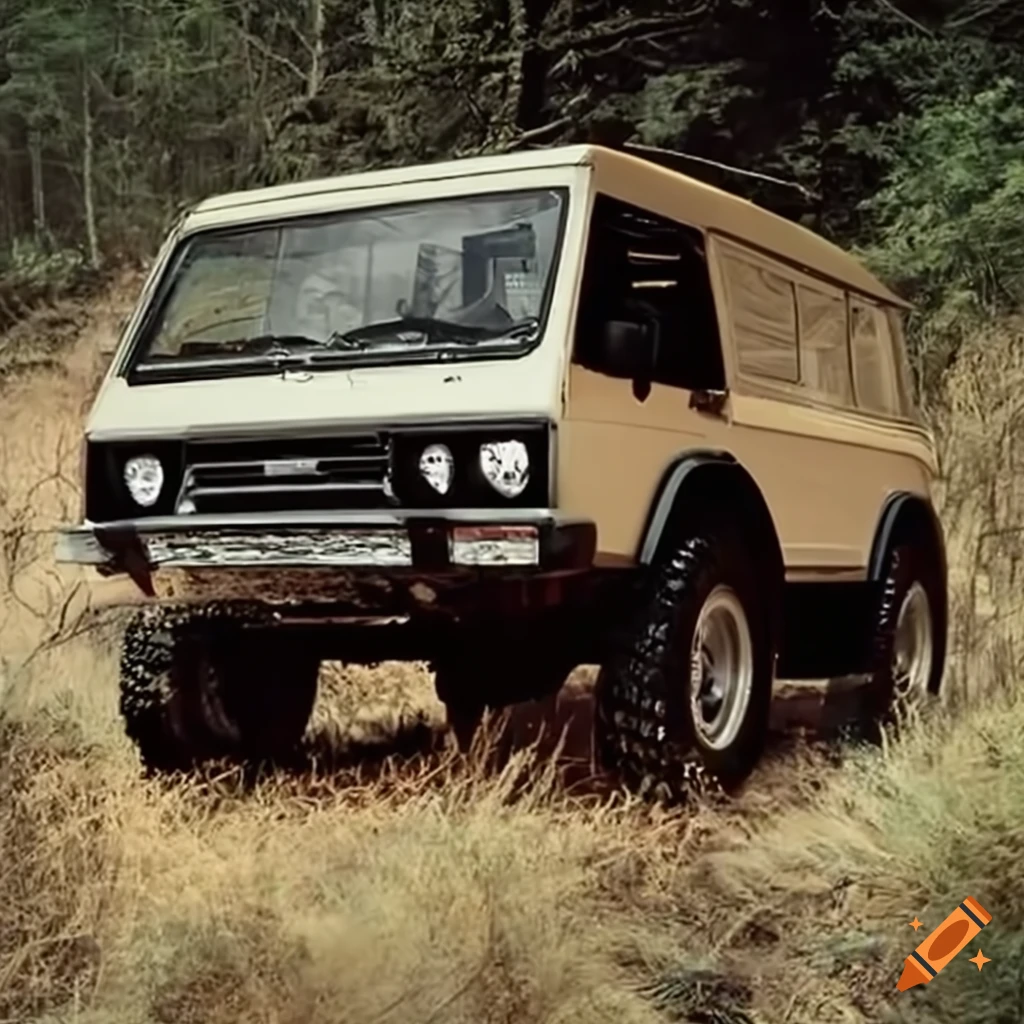 Classic concept 4x4 off-road vehicle by nissan and toyota on Craiyon