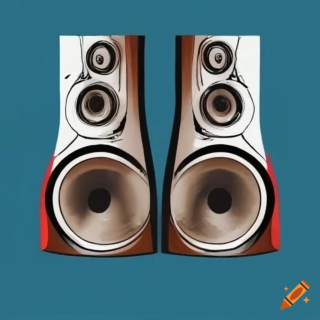 Loudspeakers on Craiyon