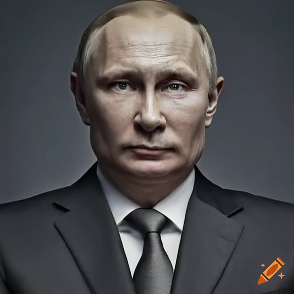 Portrait Of Vladimir Putin On Craiyon