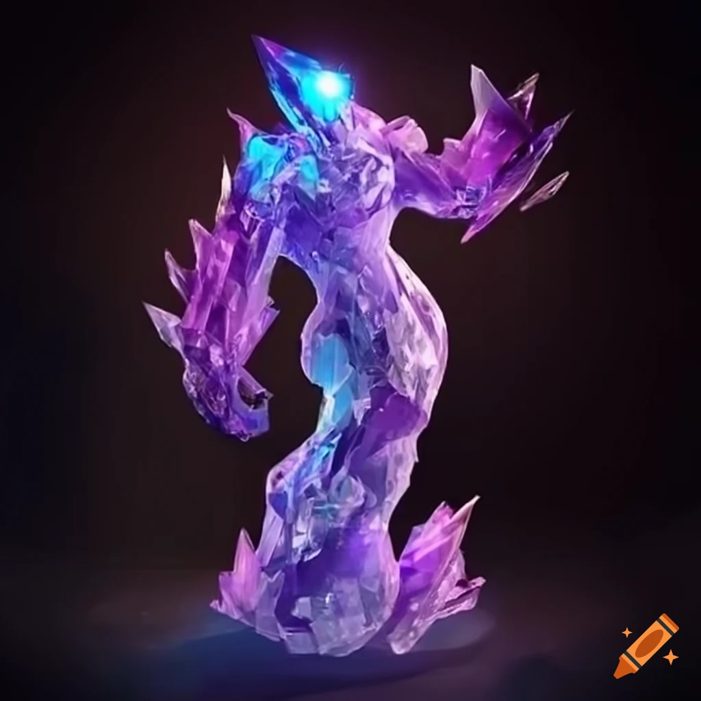 Image Of A Crystal Elemental On Craiyon