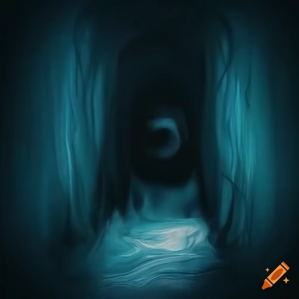 Unsettling abstract artwork