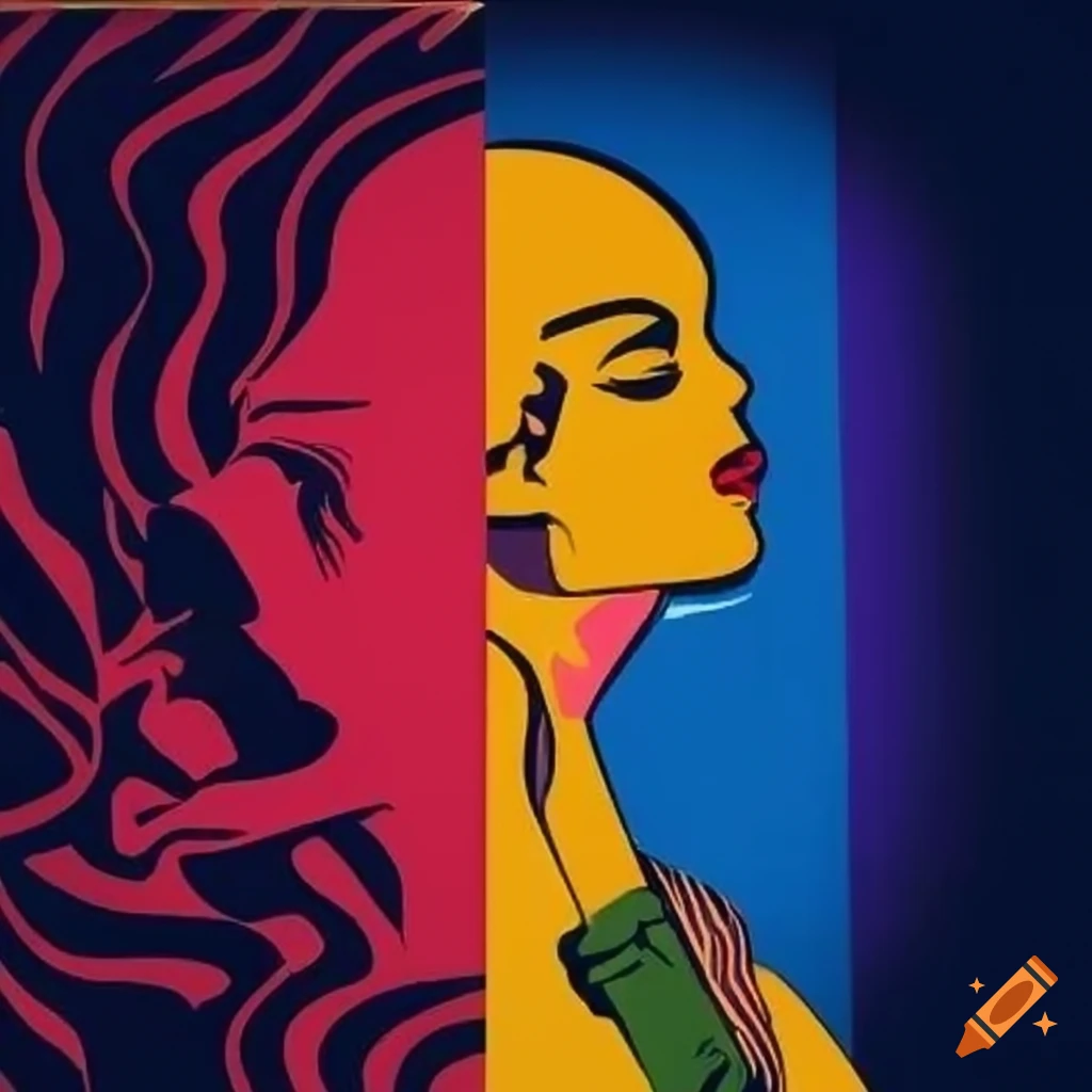 Pop Art Collage Inspired By Roy Lichtenstein