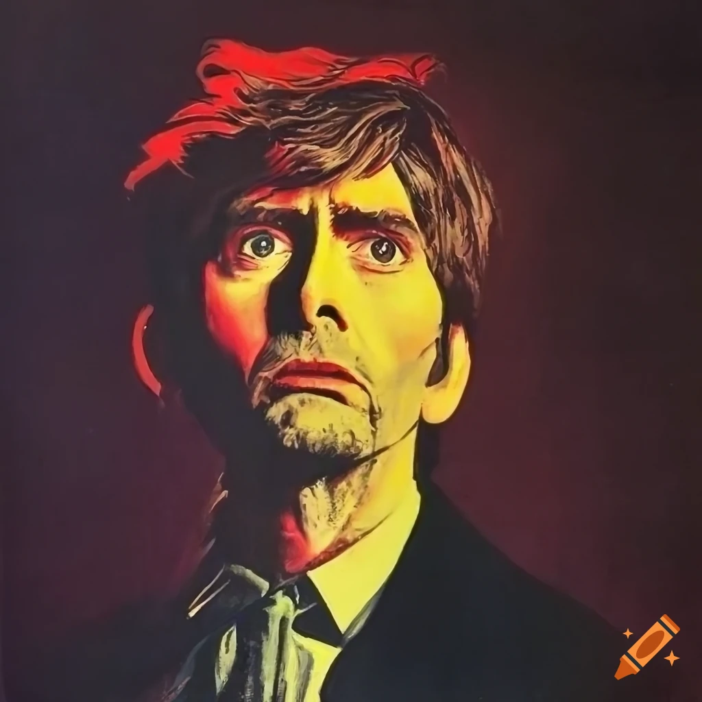 Collage poster of david tennant as doctor who on Craiyon