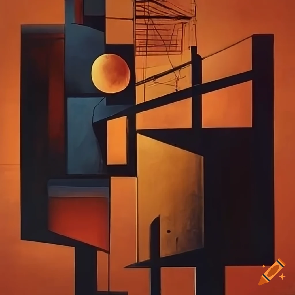 Constructivism artwork from the 1920s on Craiyon