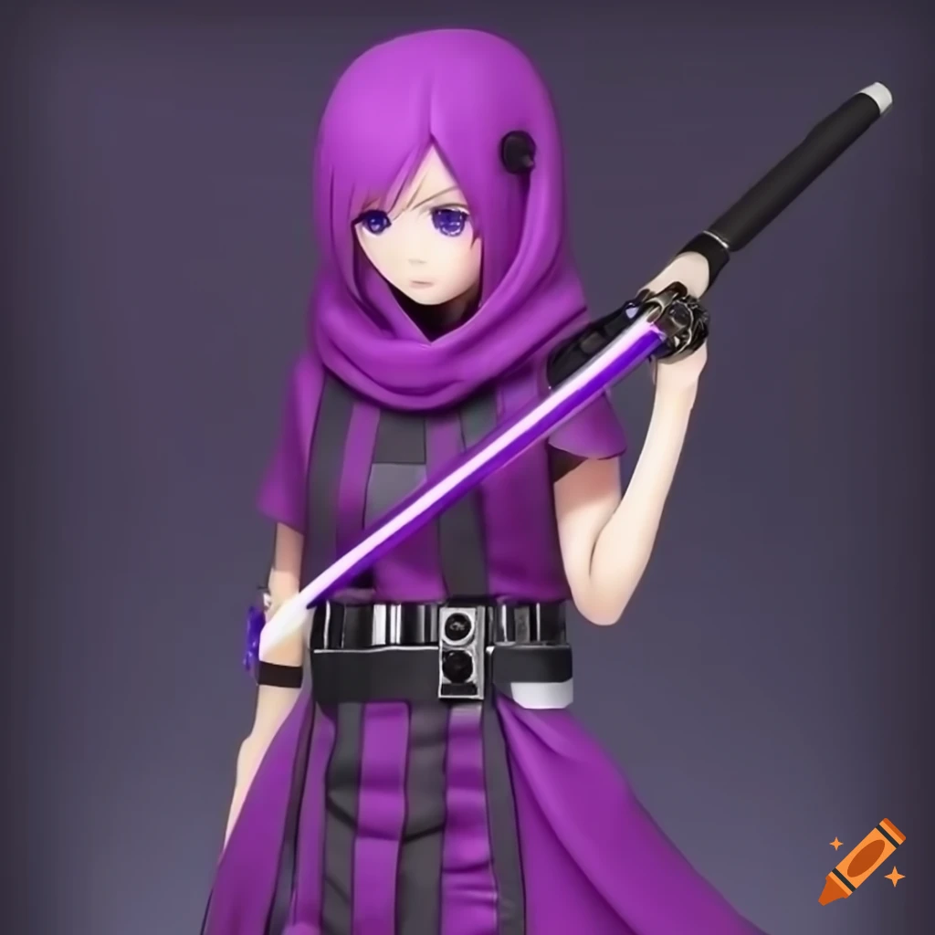 Cosplay of a snarky darth with a lightsaber on Craiyon