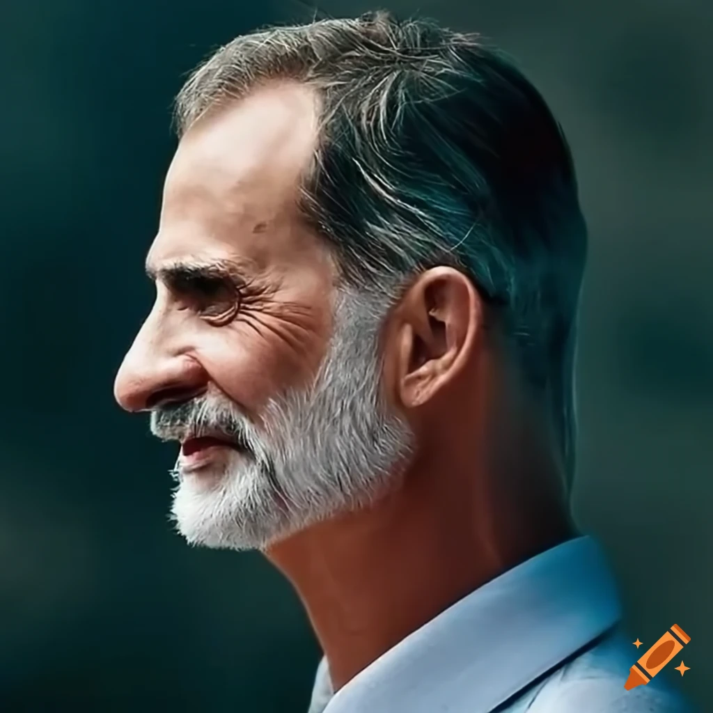 Portrait of king felipe vi at the beach