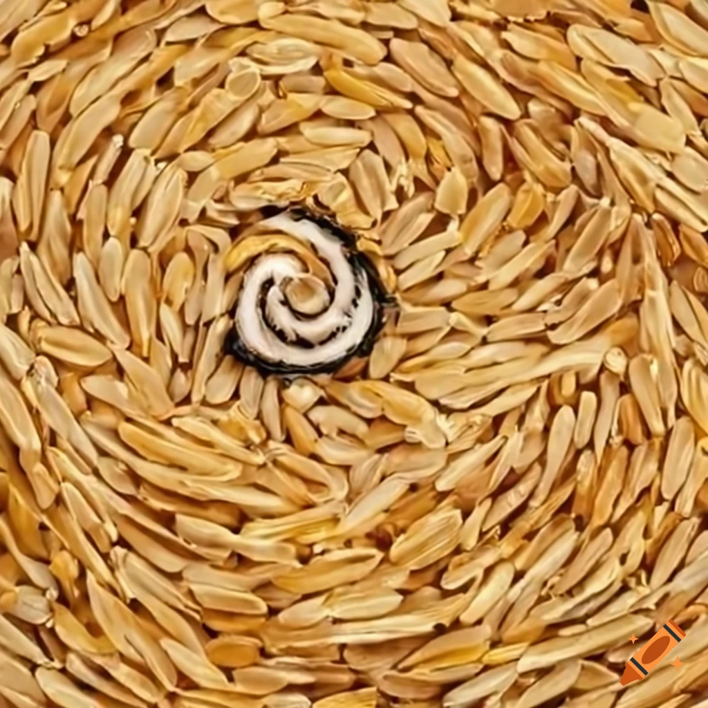 Sculpture of a flying rice monster on Craiyon