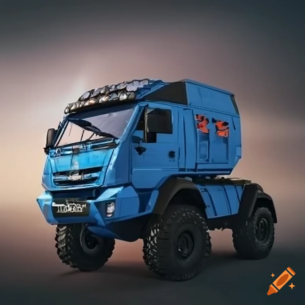 Concept design of a kamaz 4x4 offroad vehicle