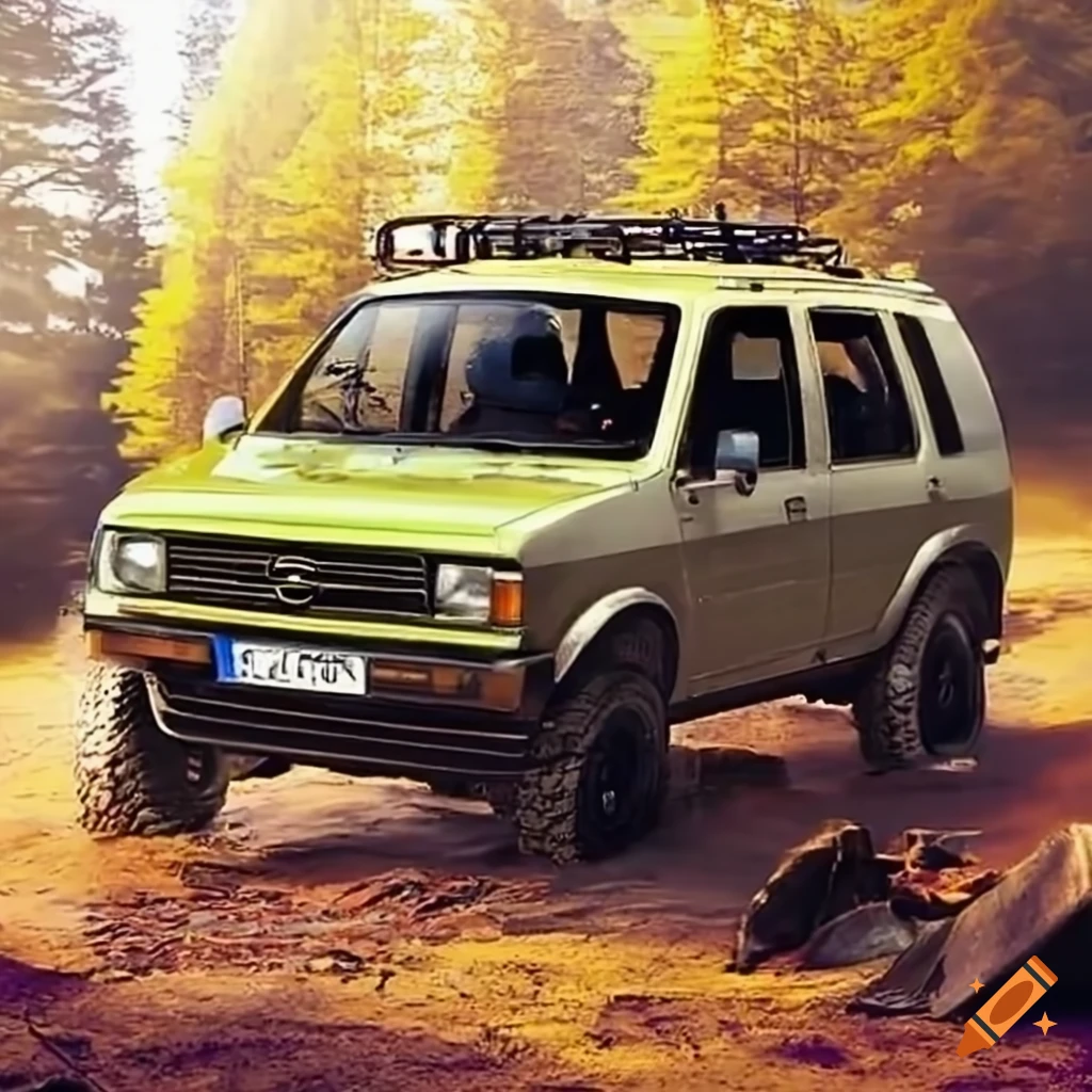 Image of a new classic opel 4x4 off-road vehicle on Craiyon