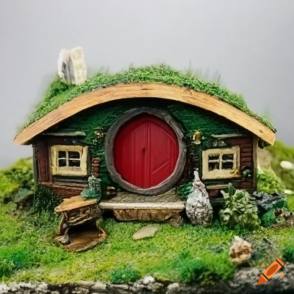 Photo of a mini hobbit house