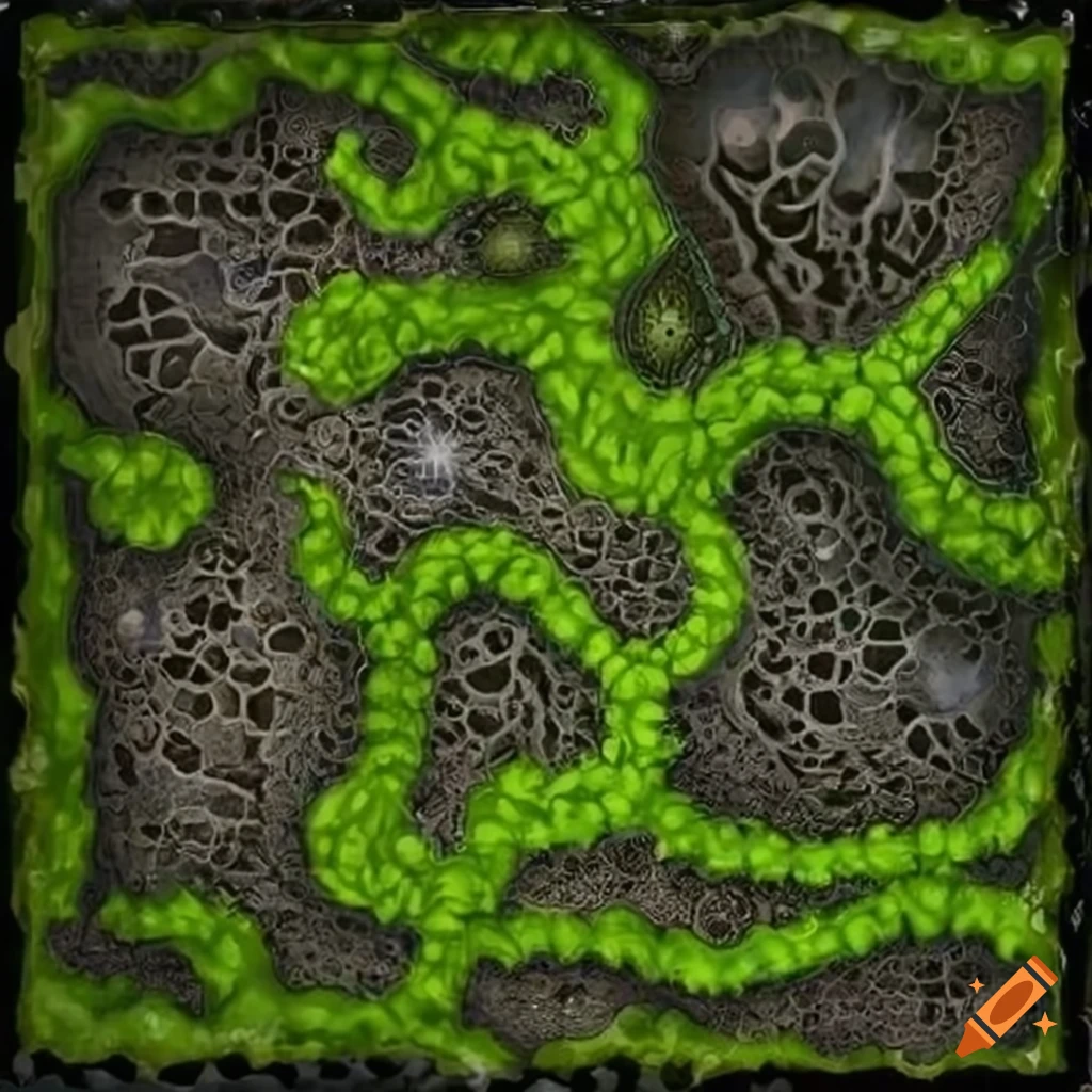 High contrast 2d game layout with organic plant and moss tiles on Craiyon