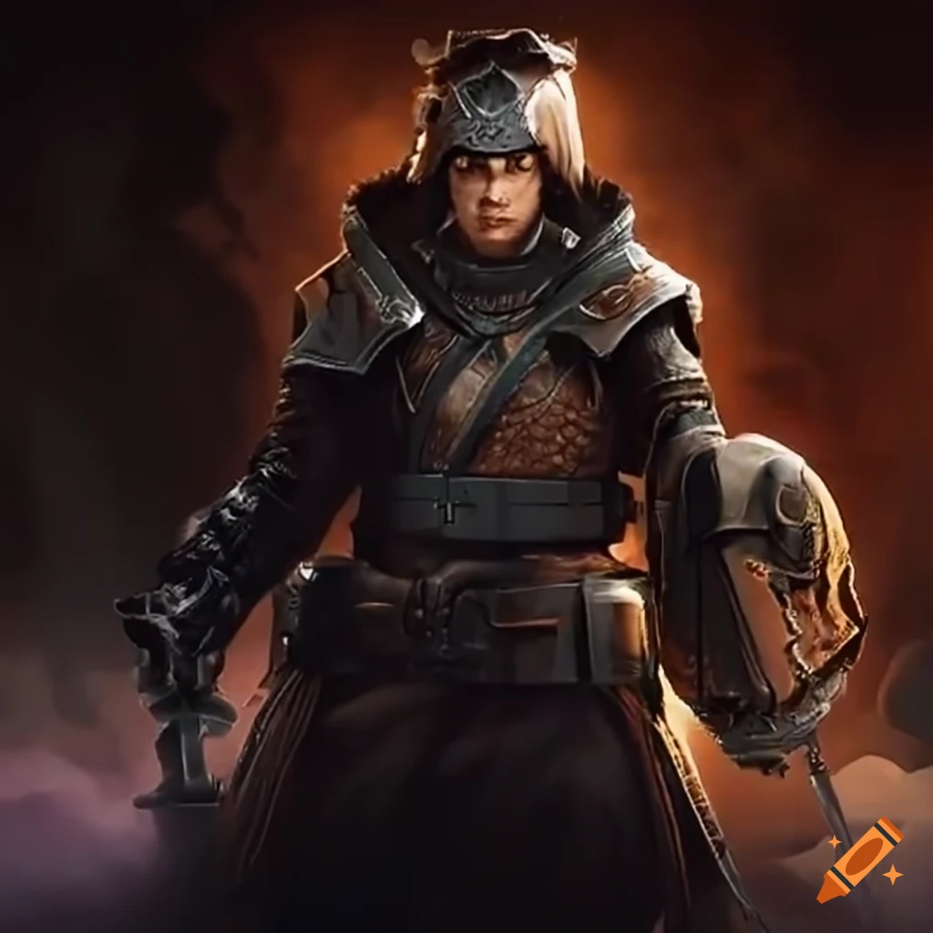 Cyberpunk virtual battle scene