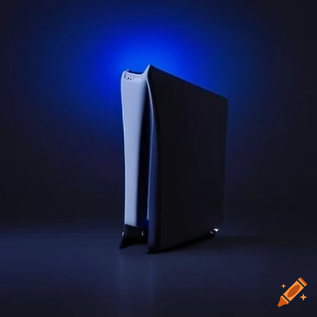 Console inspired by the design of the ps5 on Craiyon