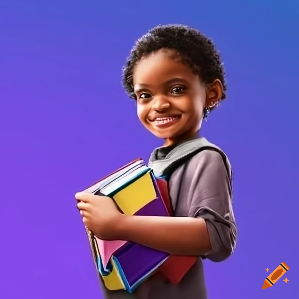 Image of a confident student on Craiyon