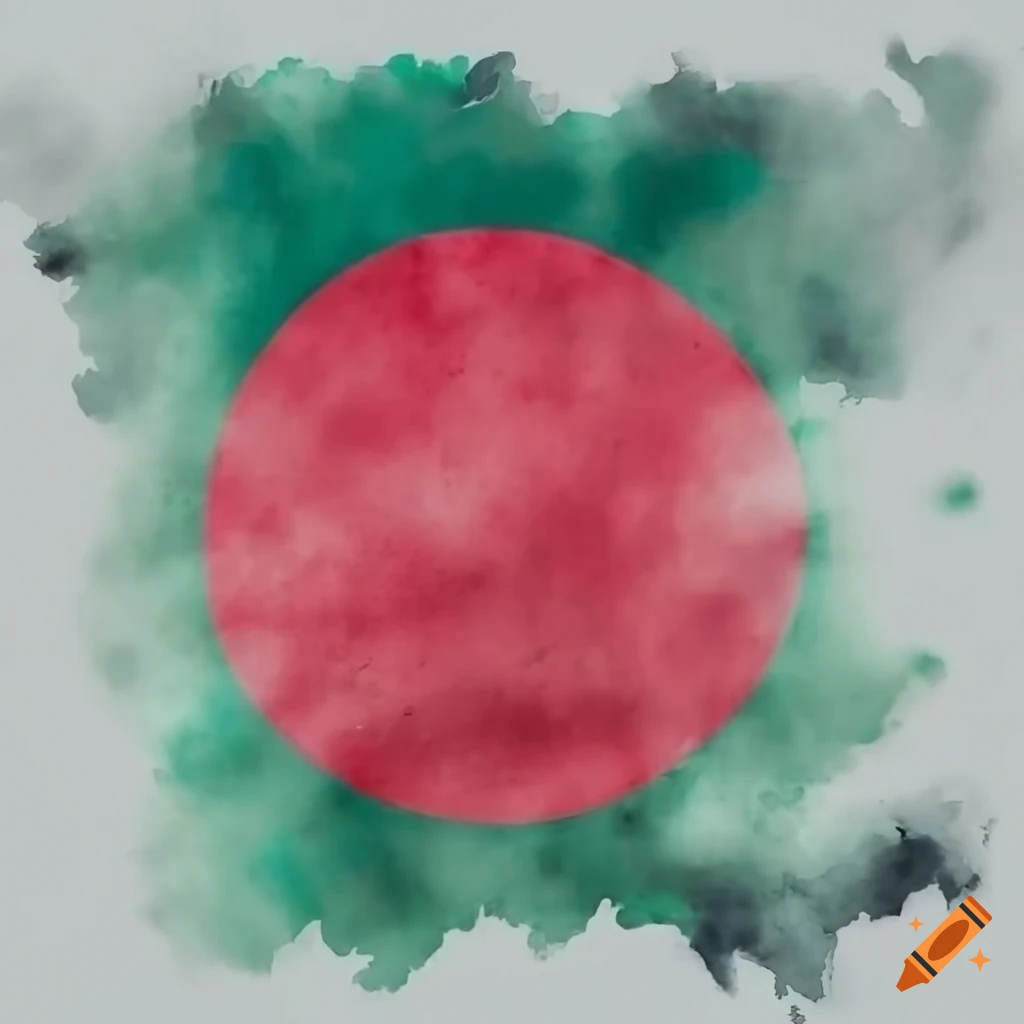 Flag of bangladesh on Craiyon