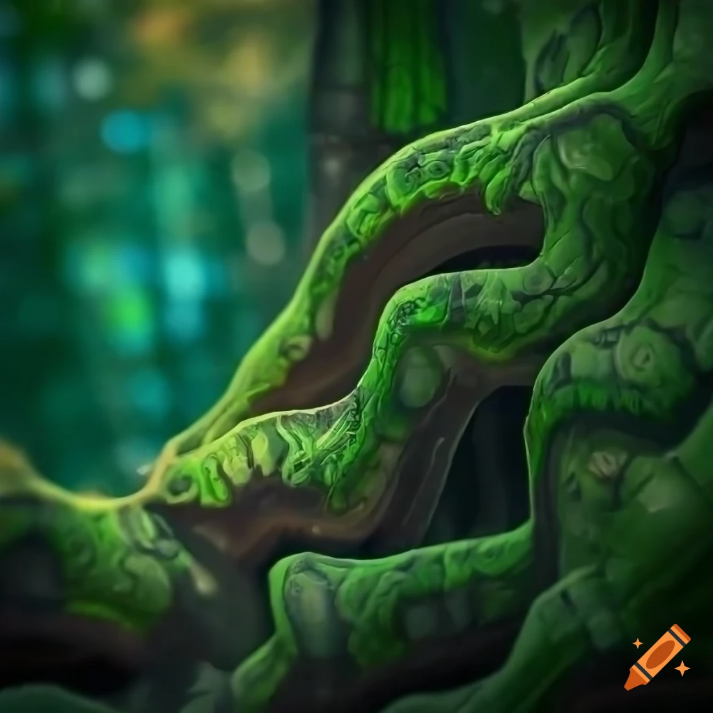 Organic plant vines and roots tiles for a 2d game map