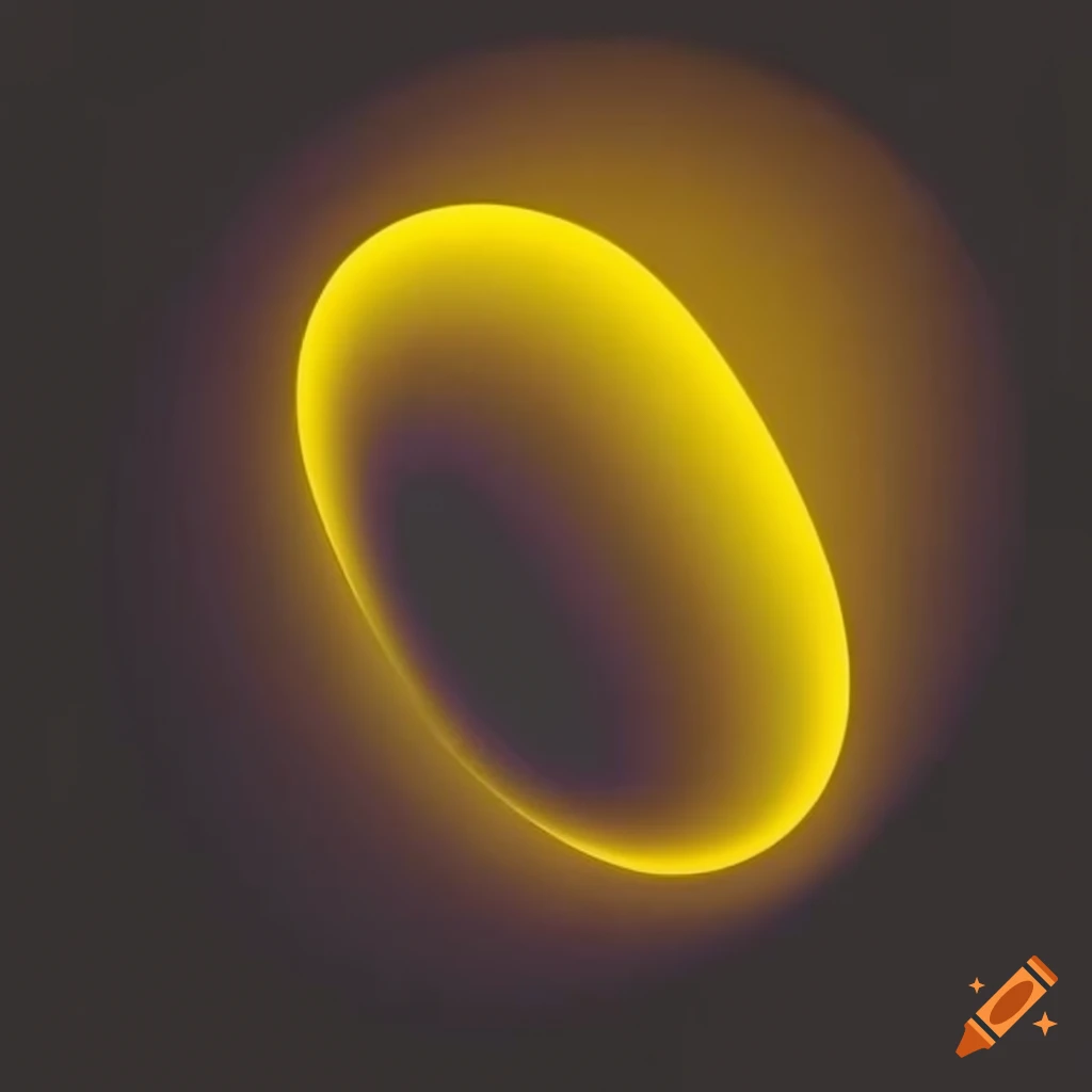 Dynamic shadows in vibrant dark yellow design on Craiyon