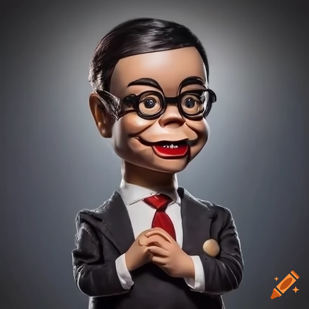 Intricate ventriloquist doll representing speaker of the house on Craiyon