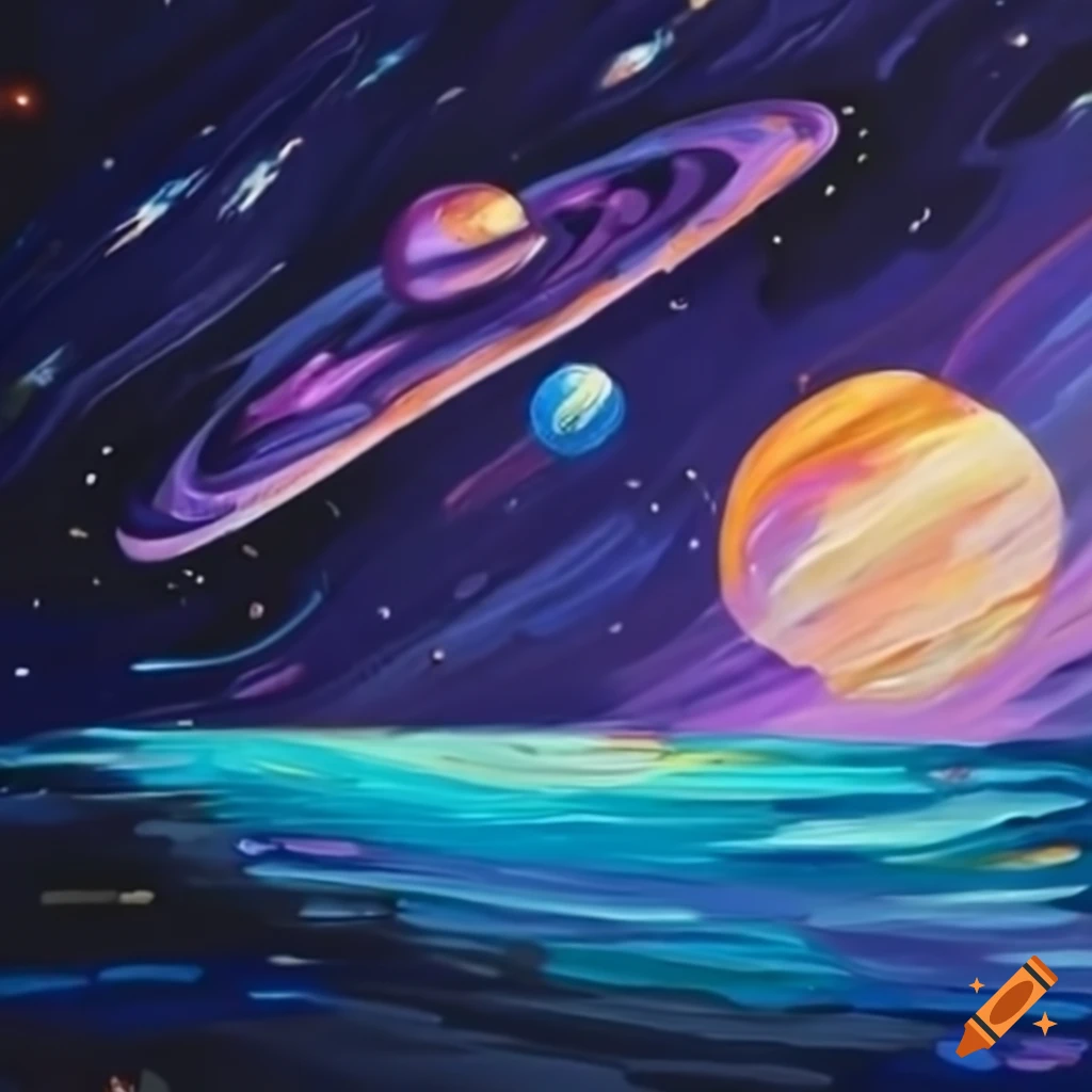 Image of space on Craiyon