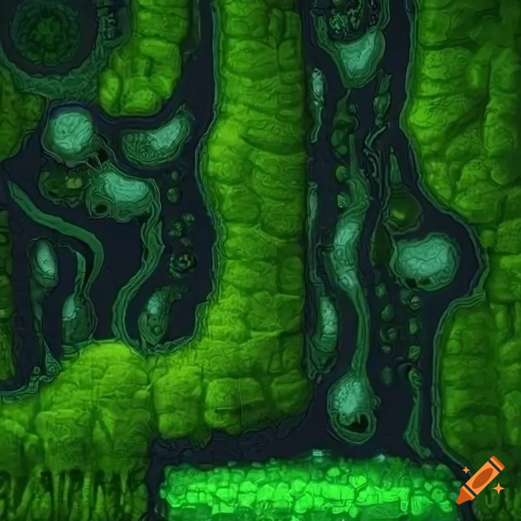 Layout map of a 2d platform game on Craiyon