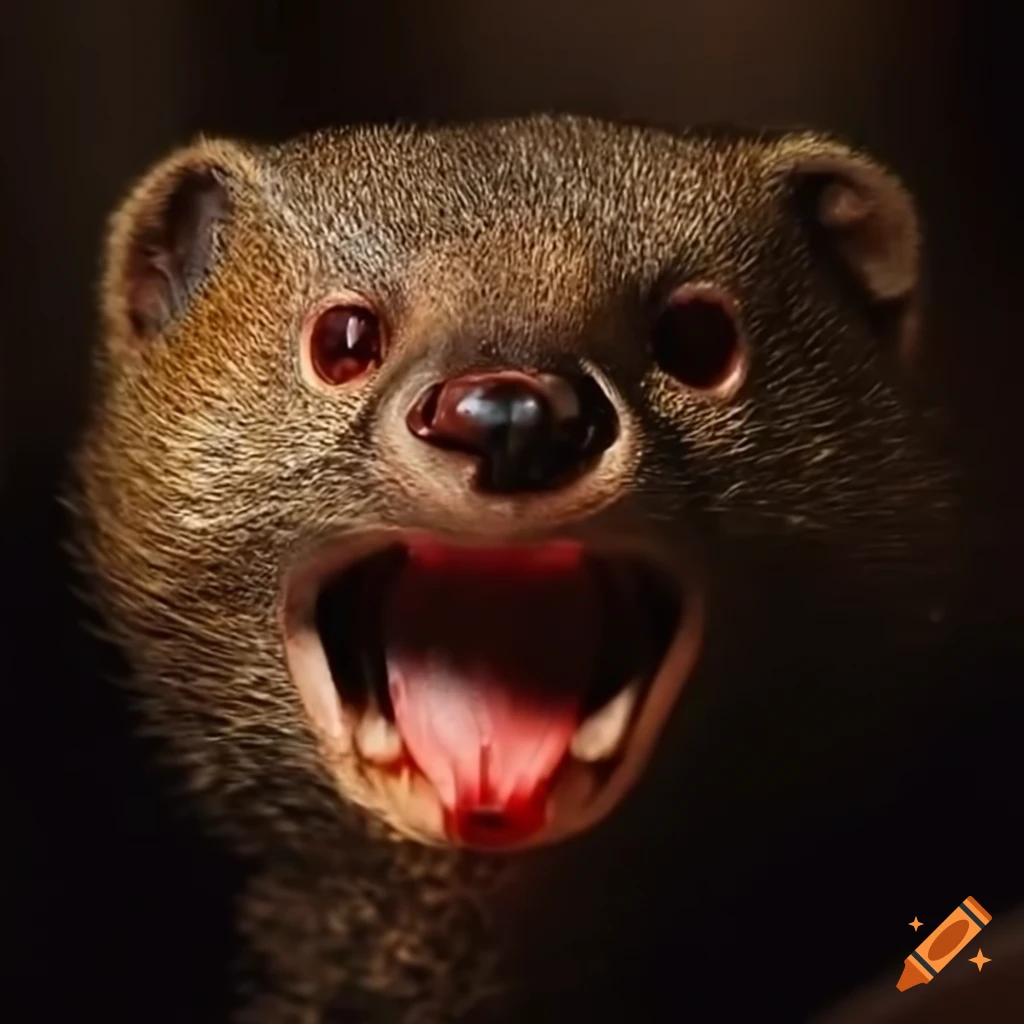 Image of a mongoose at an arcade on Craiyon