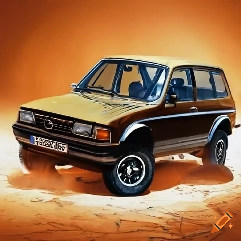Picture of a classic opel off-road vehicle