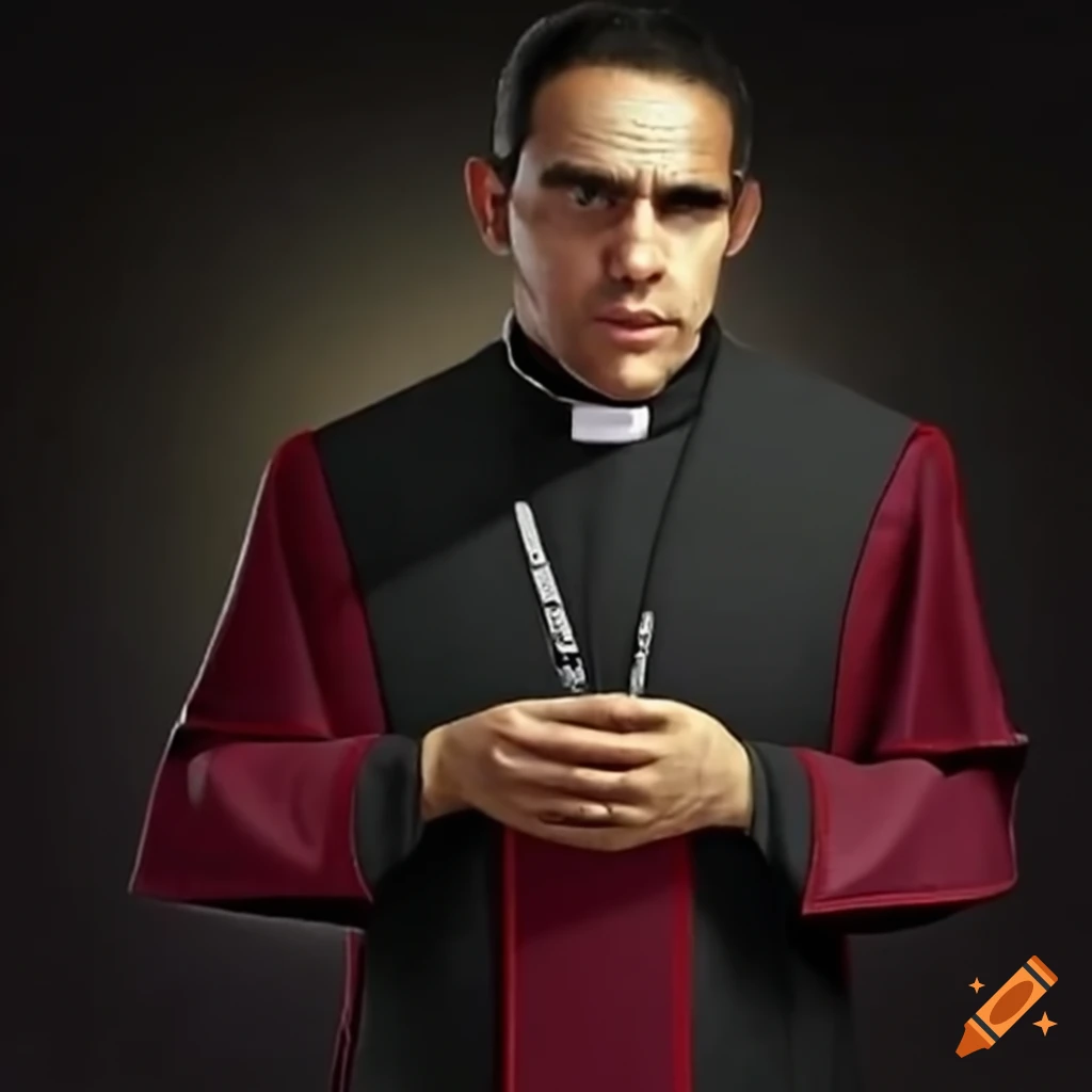 Bishop cardinal pastor fantasy on Craiyon