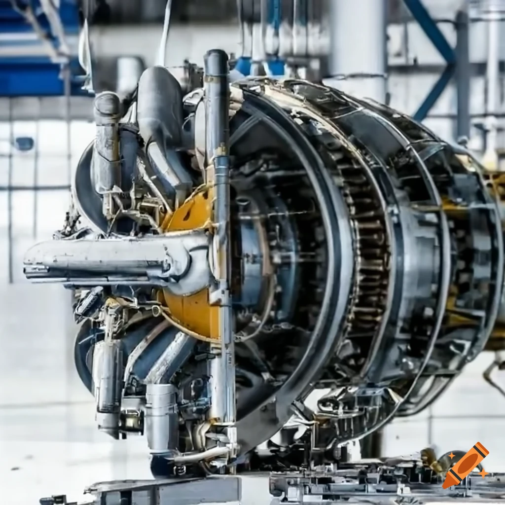 Clean and powerful rocket engine design on Craiyon