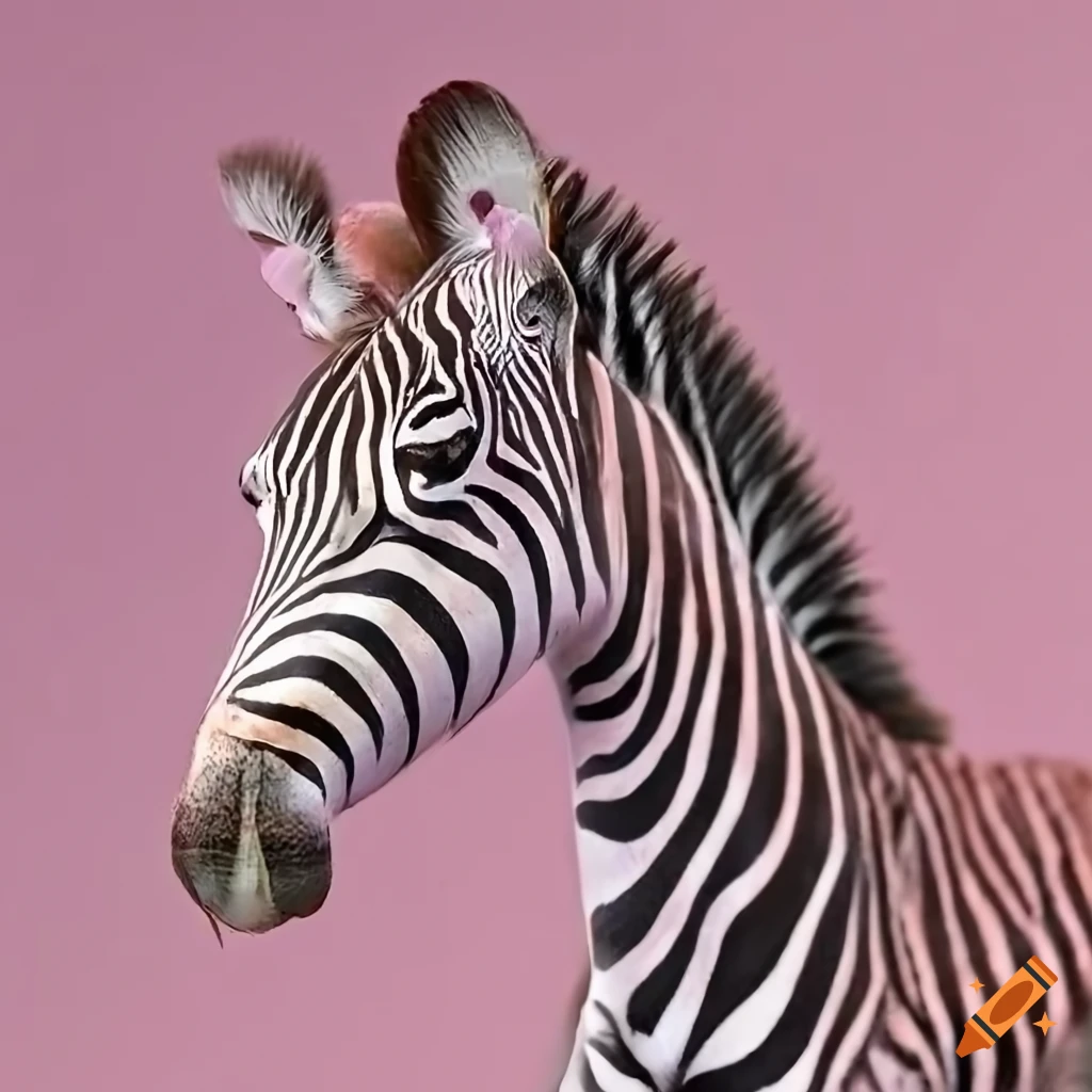 Pink Polka Dot Zebra On Craiyon