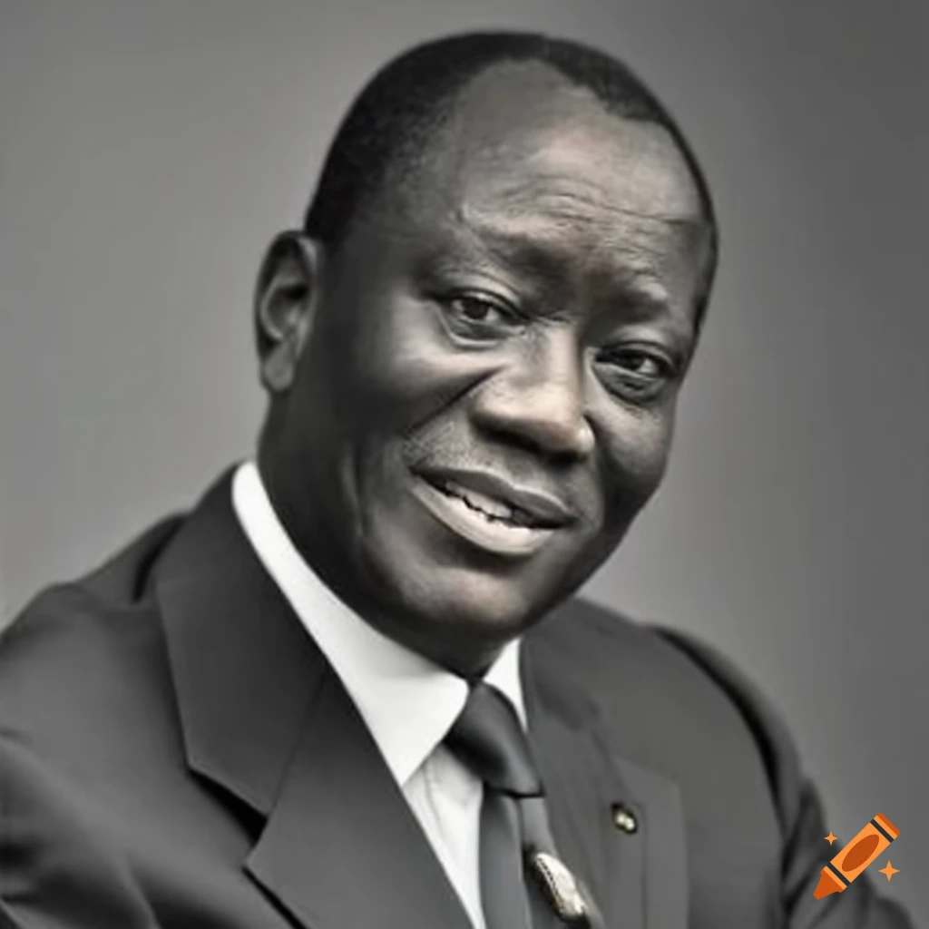 Alassane ouattara, 5th president of ivory coast on Craiyon