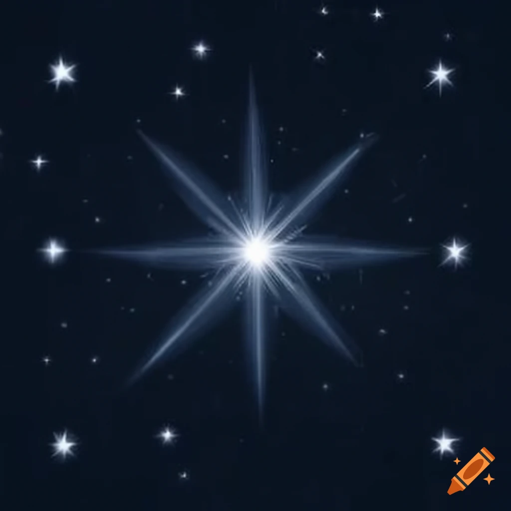 A golden star racing through a vibrant cosmos on Craiyon