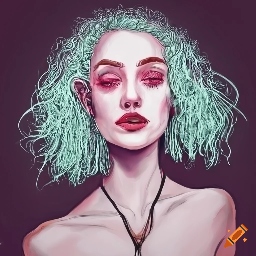 Sketch Of An Alternative Woman