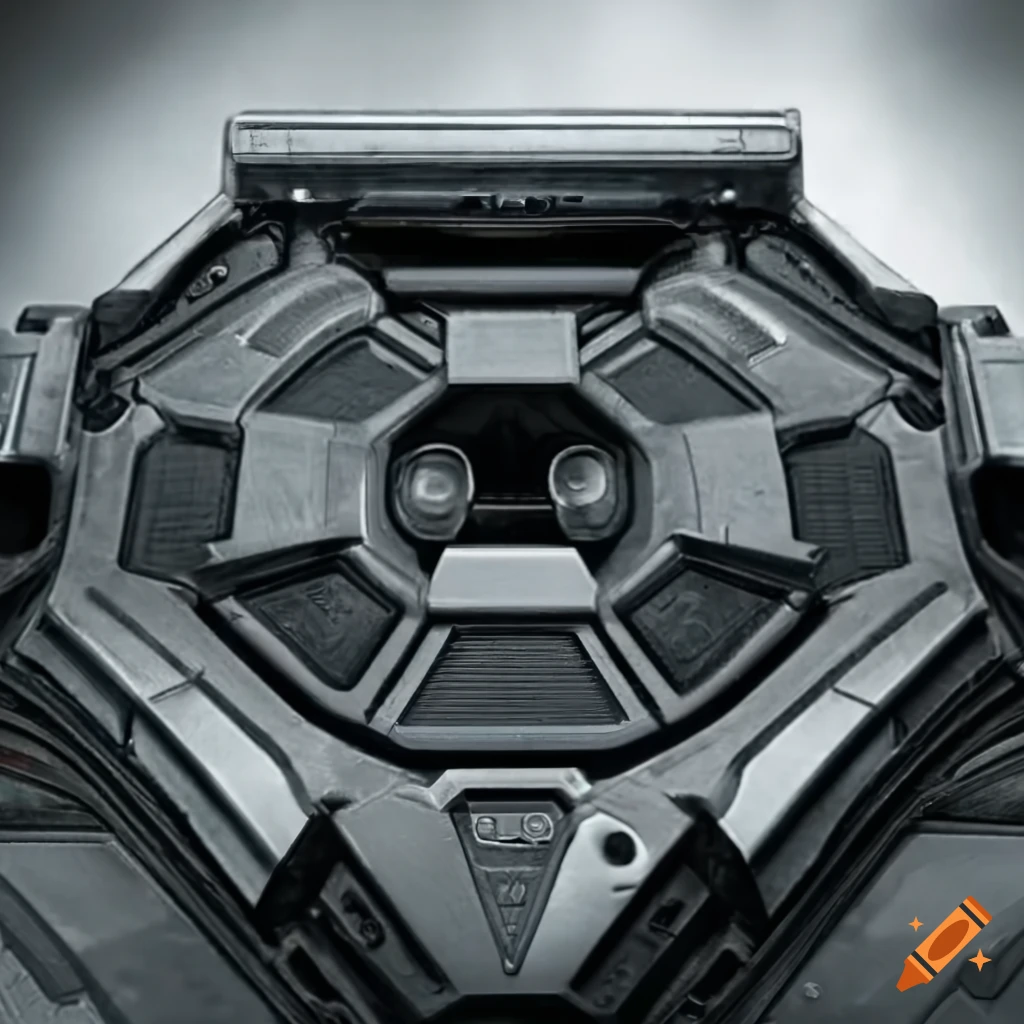 Powerful shield generator with clean industrial design