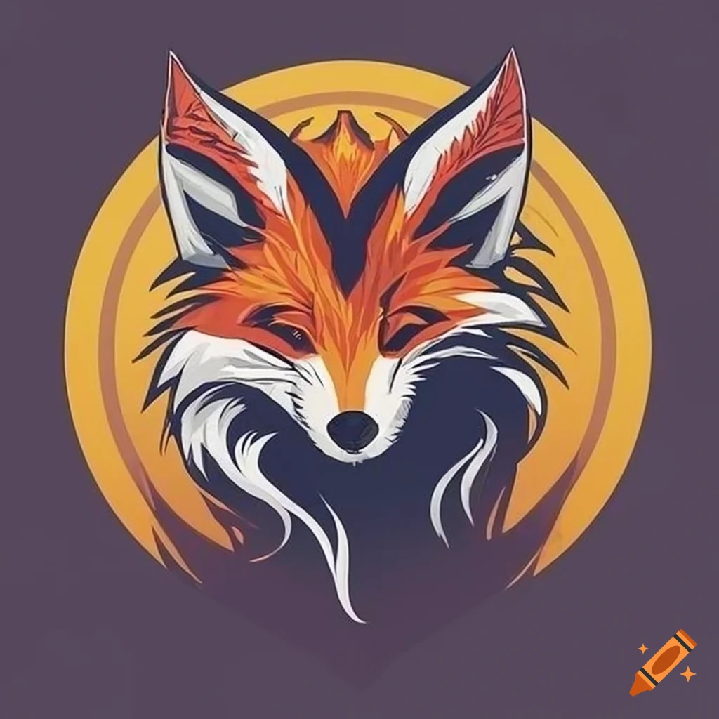 Fox logo for gaming on Craiyon