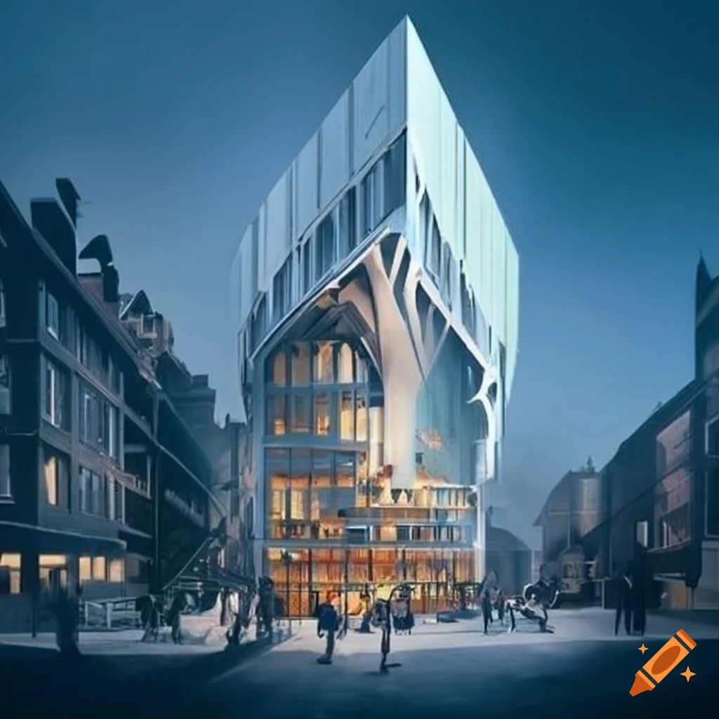 Image of unique and innovative architecture on Craiyon