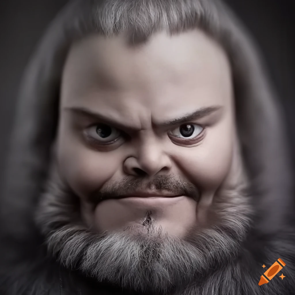 Image of jack black portraying a dwarf