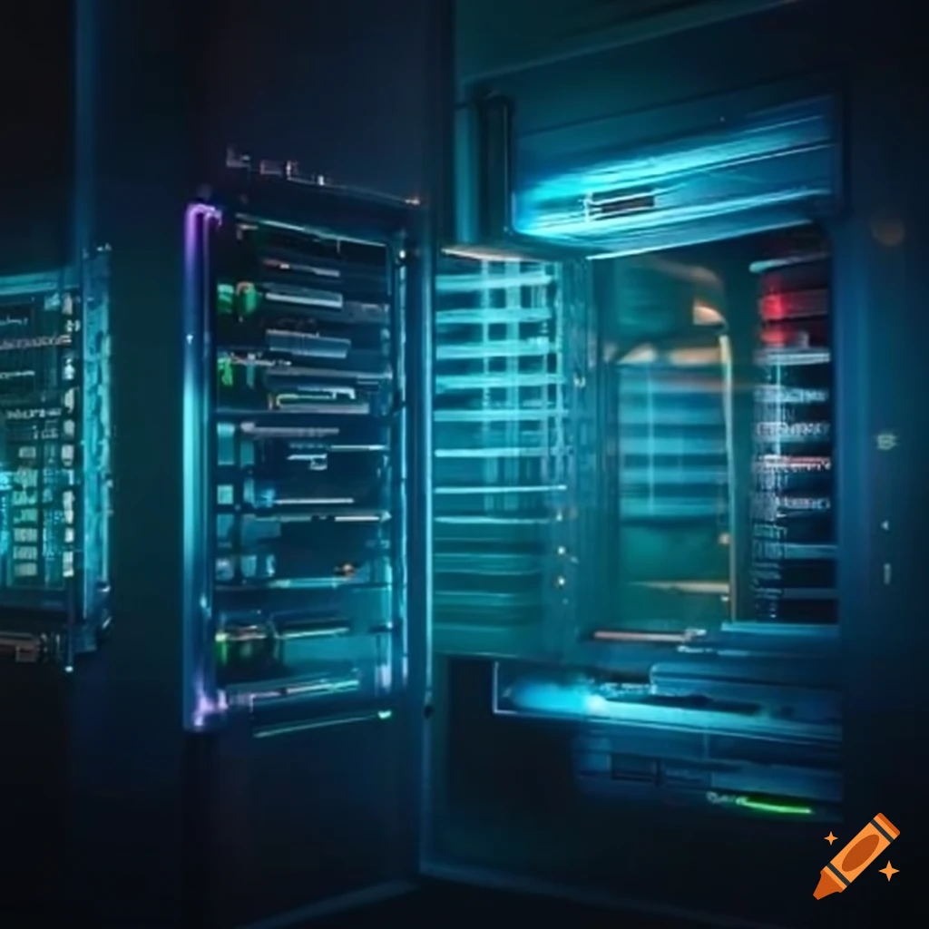 Illustration of shared server culture on Craiyon