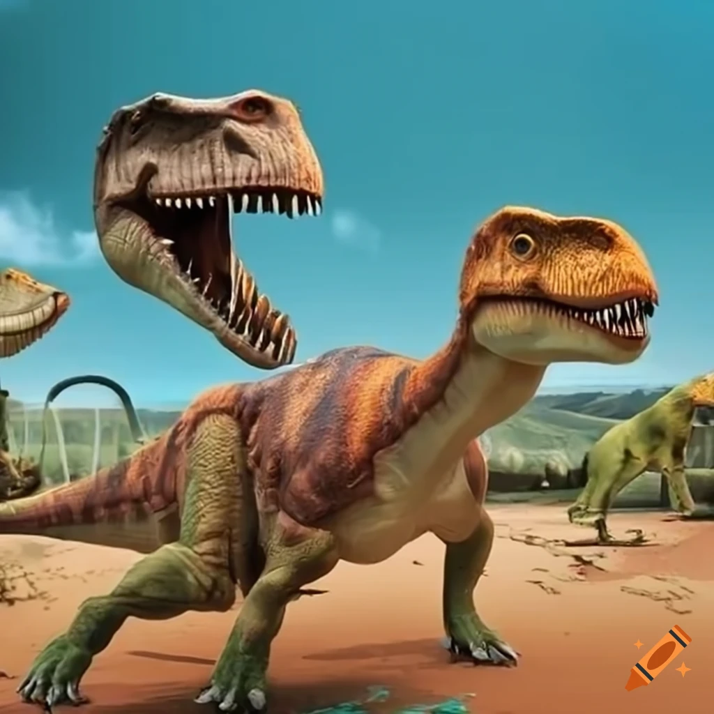 Image for ultimate prehistoric playgrounds on Craiyon