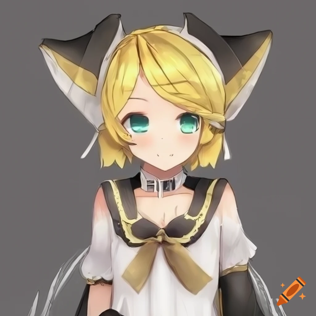 Rin Kagamine In A Cute Medieval Dress On Craiyon