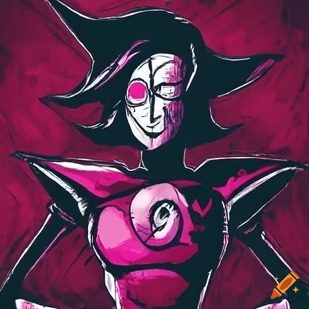 Mettaton ex from undertale with alternative universe design on Craiyon