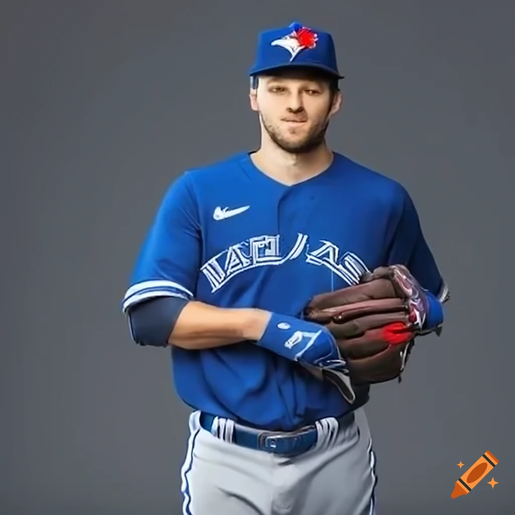 Toronto blue jays alternate baseball uniform on Craiyon