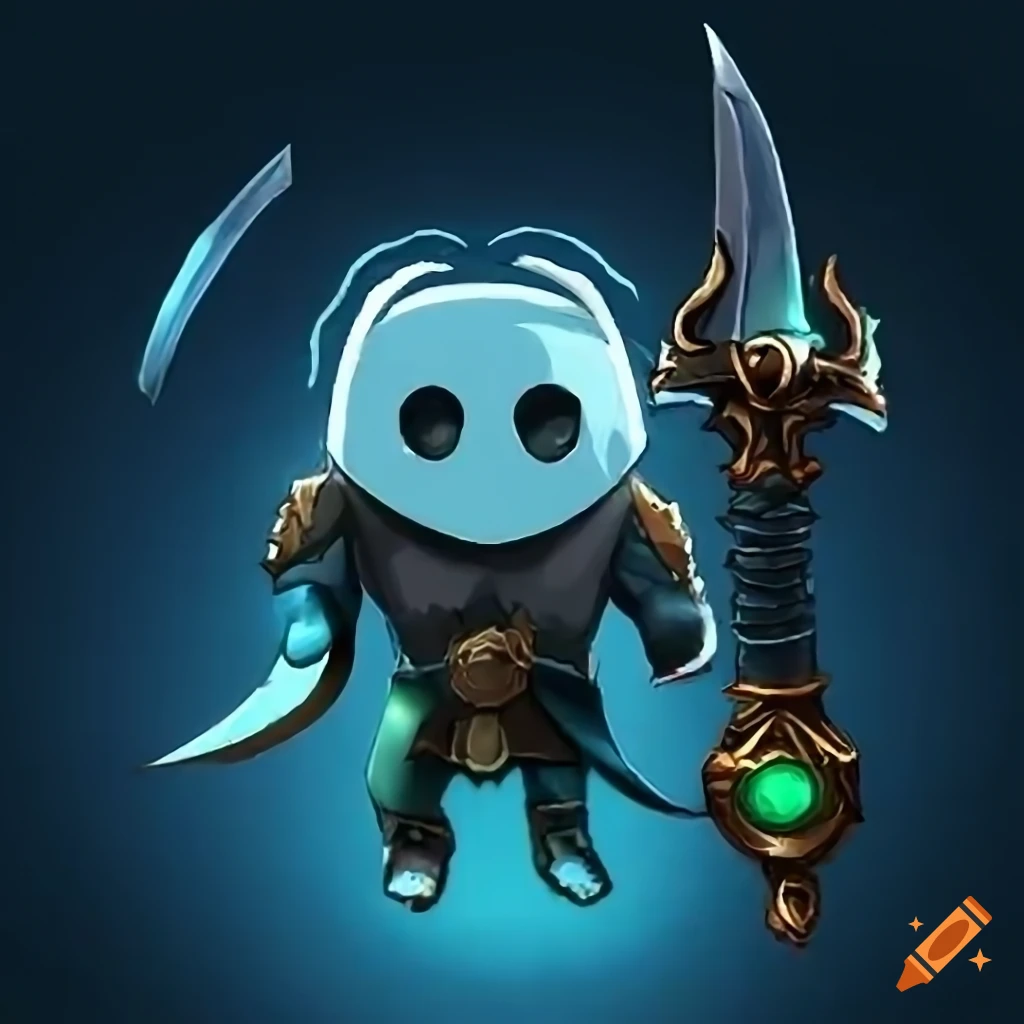 Illustration of a mighty sword for discord mod on Craiyon