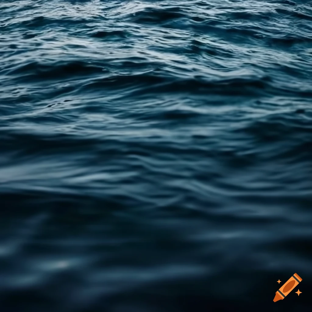 Dark waves in the sea