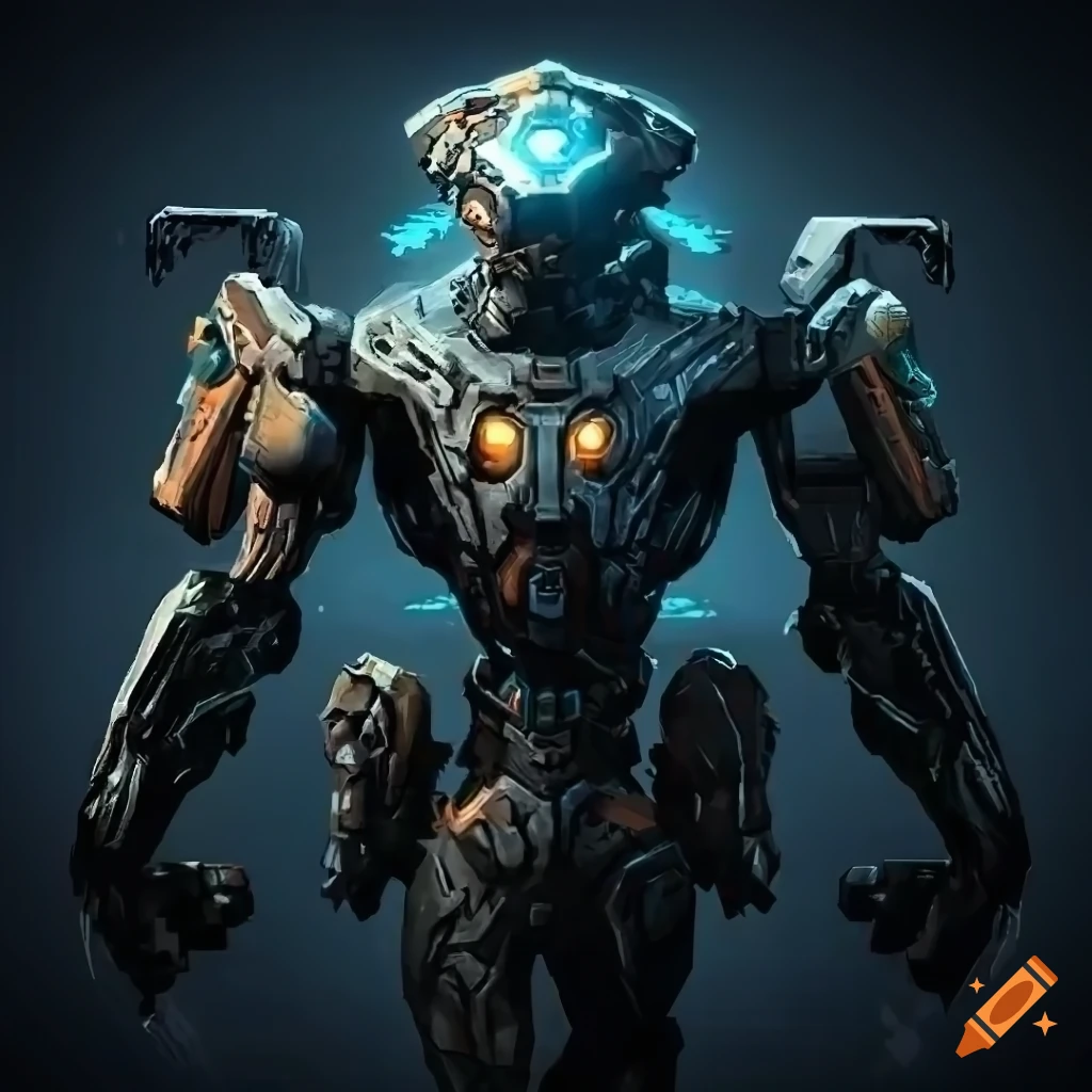 Epic mecha bosses on Craiyon